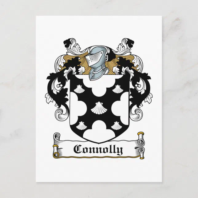 Connolly Family Crest Postcard | Zazzle