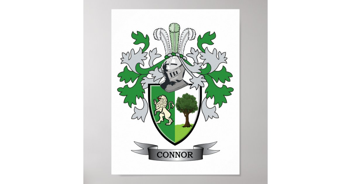 Connor Coat of Arms Poster | Zazzle