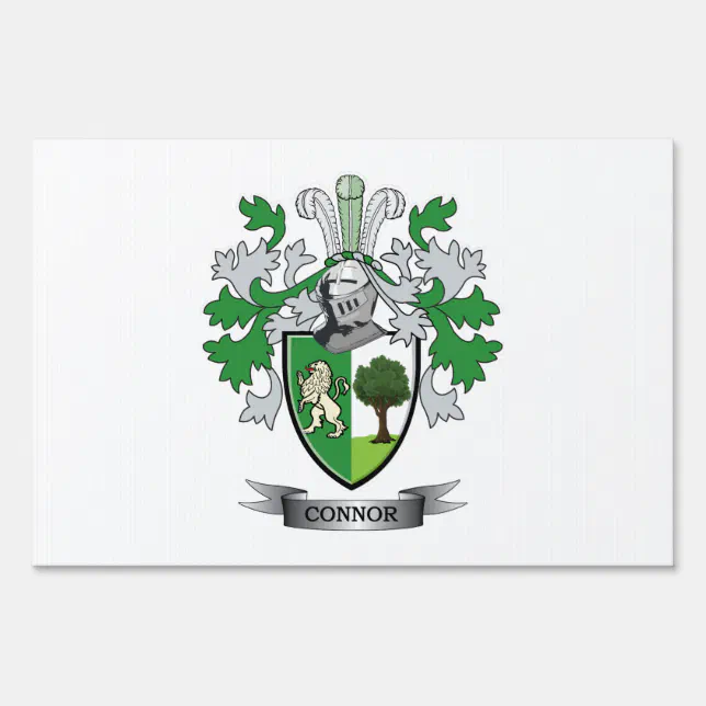 Connor Coat of Arms Sign | Zazzle