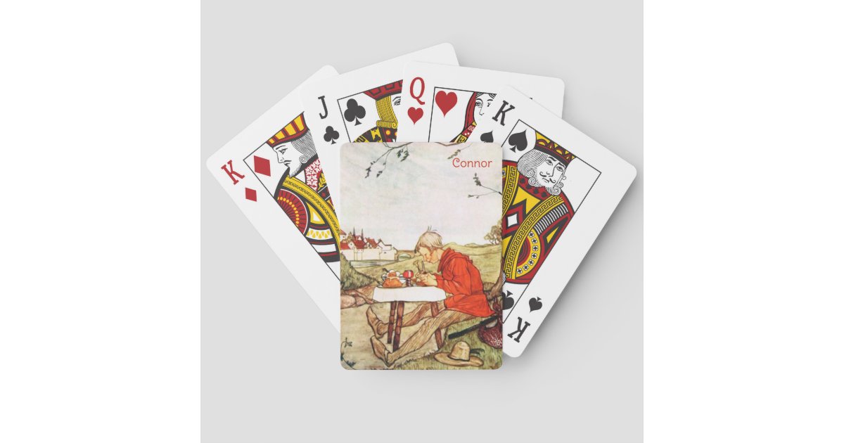 CONNOR ~ GRIMM'S FAIRY TALES 1927 ~ Vintage ~ Poker Cards | Zazzle