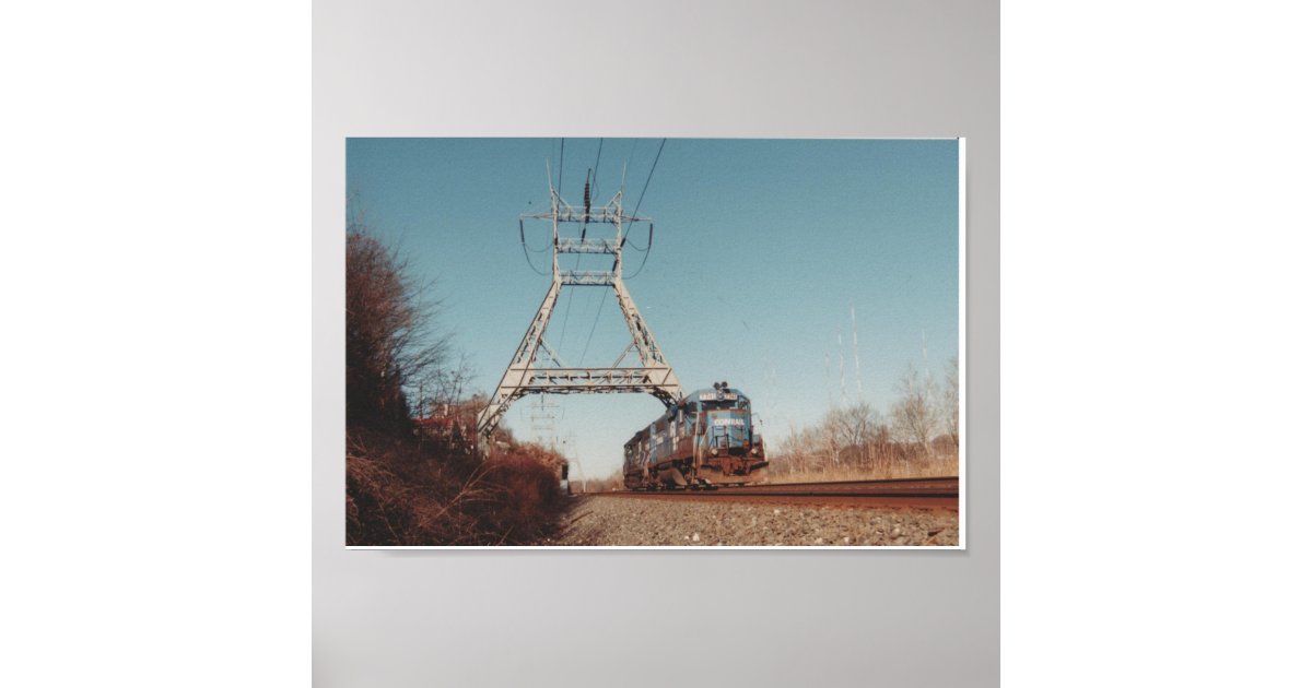 Conrail Engines Poster | Zazzle
