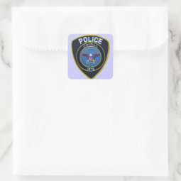 Conrail Railroad Police Patch Square Sticker | Zazzle