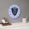Conrail Railroad Police Patch Wall Clock | Zazzle