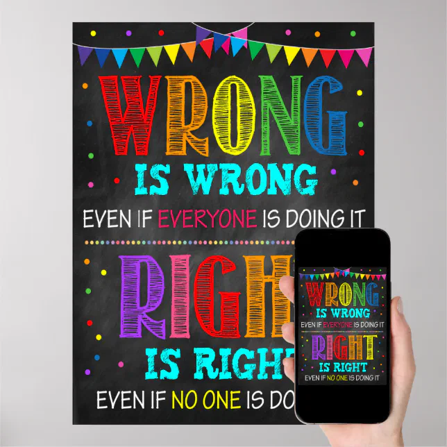 Consequences Classroom Poster | Zazzle