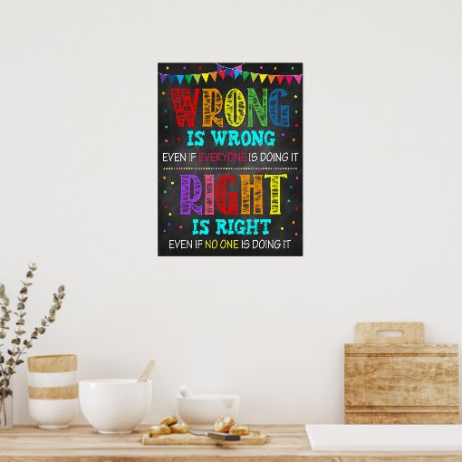 Consequences Classroom Poster | Zazzle