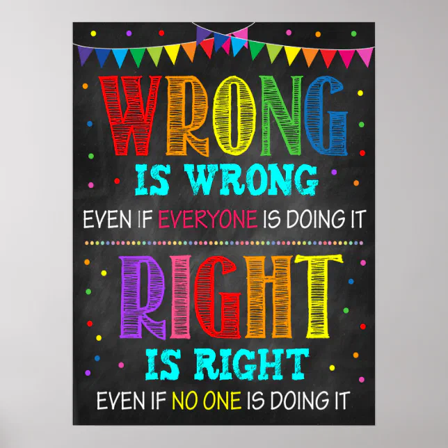 Consequences Classroom Poster | Zazzle