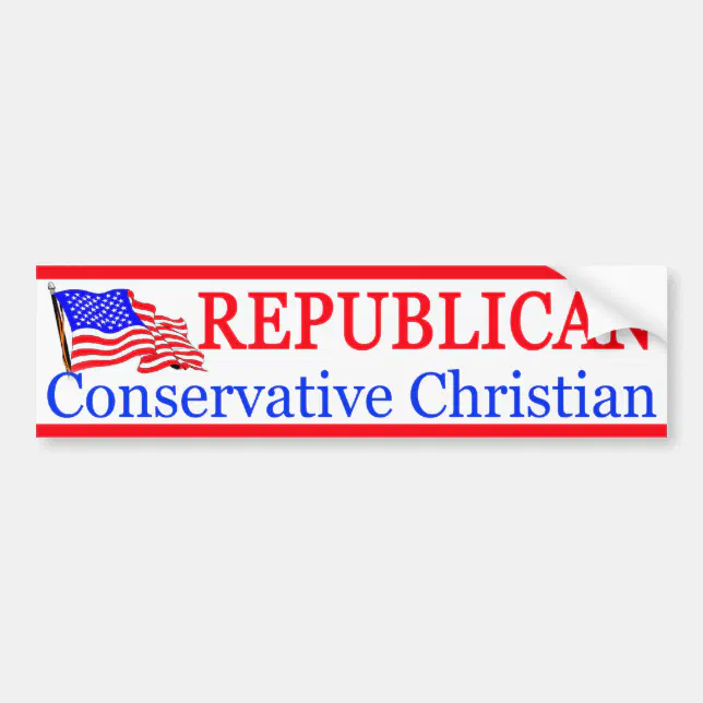 Conservative Christian Bumper Sticker | Zazzle
