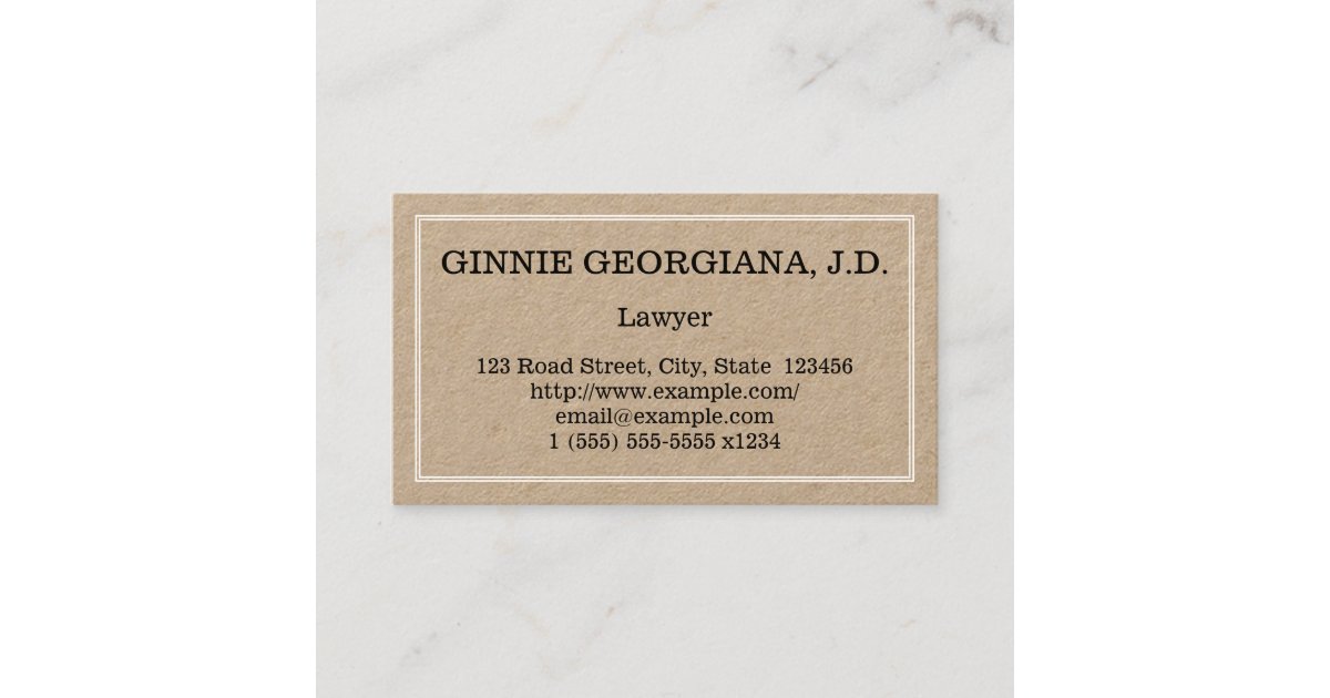 Conservative Lawyer Business Card | Zazzle