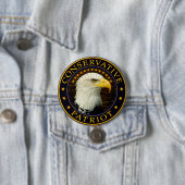 Conservative Patriot 2 Pinback Button | Zazzle