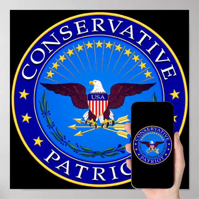 Conservative Patriot Poster | Zazzle