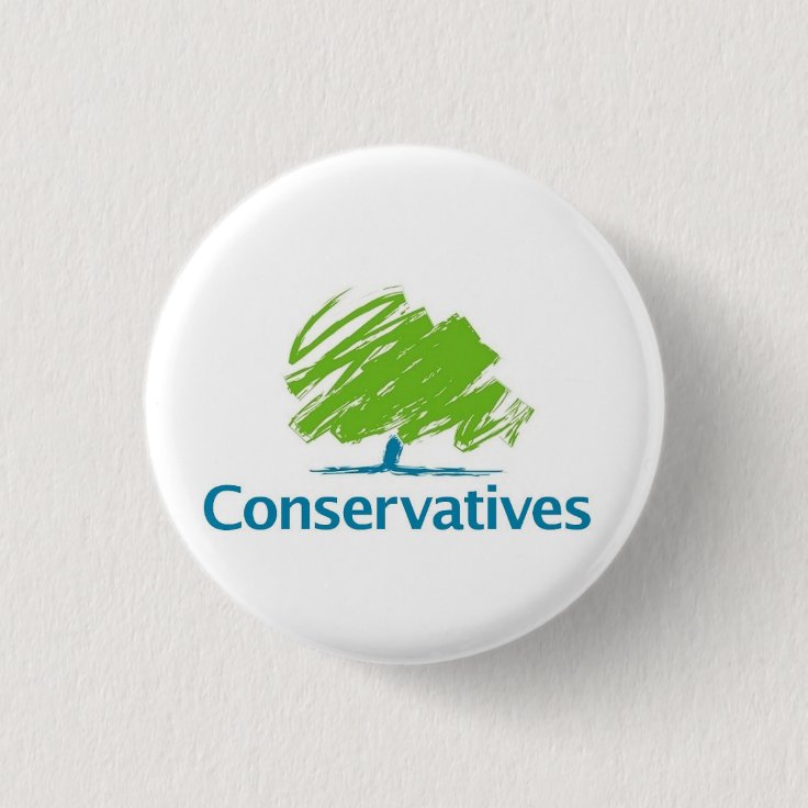 Conservatives Logo Button | Zazzle