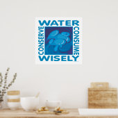 Conserve Water - Use Wisely Poster | Zazzle