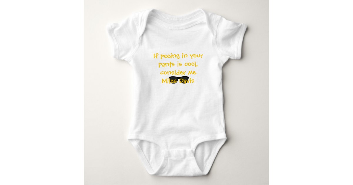 Consider me Miles Davis Baby Bodysuit | Zazzle