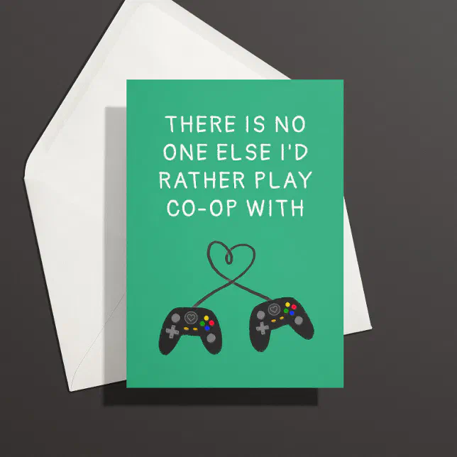 Console Gamer Love Anniversary Card | Zazzle