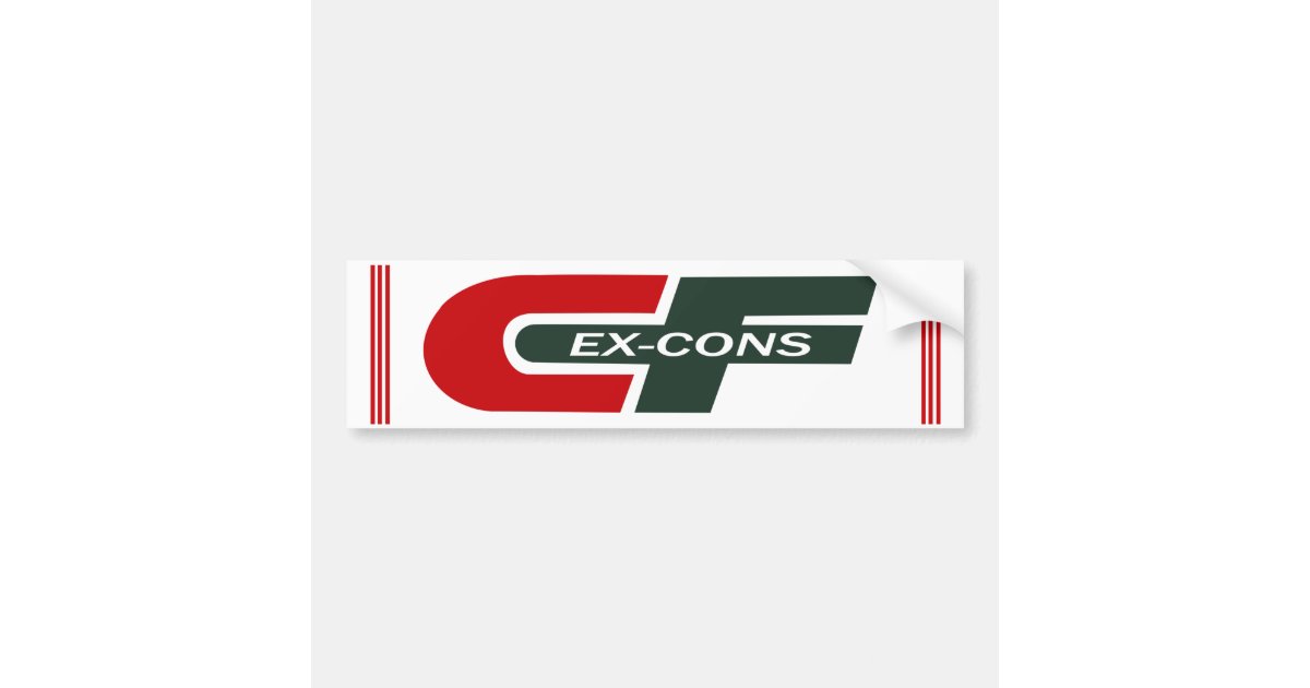 Consolidated Freightways Ex-Cons Sticker | Zazzle