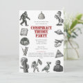 Conspiracy Theory Presentation Party Invitation | Zazzle