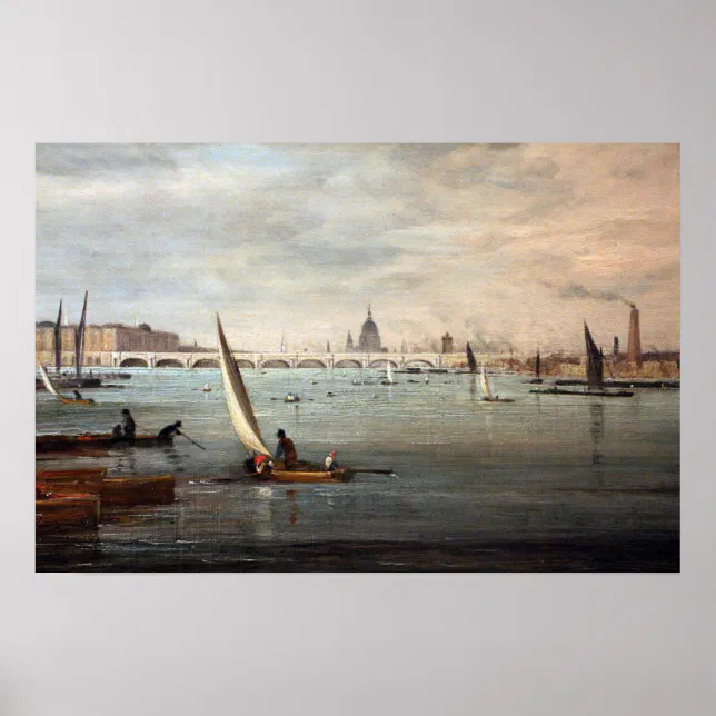 Constable - The Waterloo Bridge 1820 Poster | Zazzle
