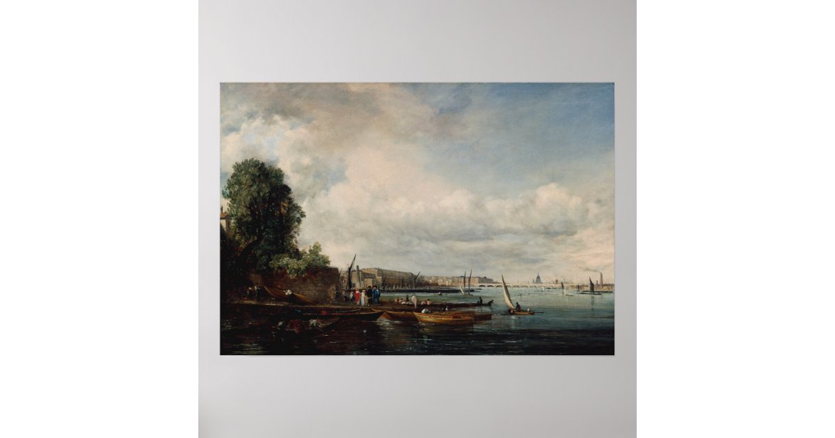 Constable - Waterloo Bridge Poster | Zazzle