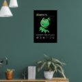 Constantine - Frog with a Mole Poster | Zazzle