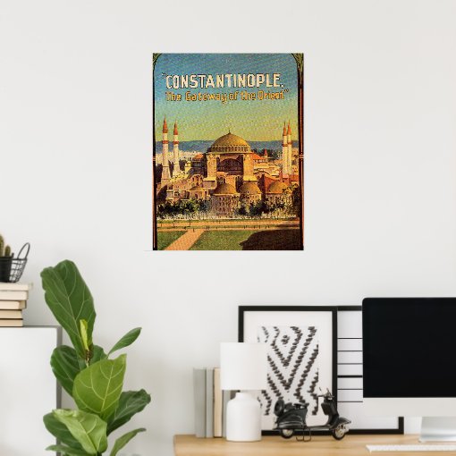 Constantinople, Hagia Sophia, Istanbul, Turkey Poster | Zazzle