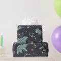 Constellation Space Theme Wrapping Paper | Zazzle