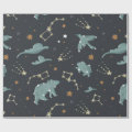 Constellation Space Theme Wrapping Paper | Zazzle