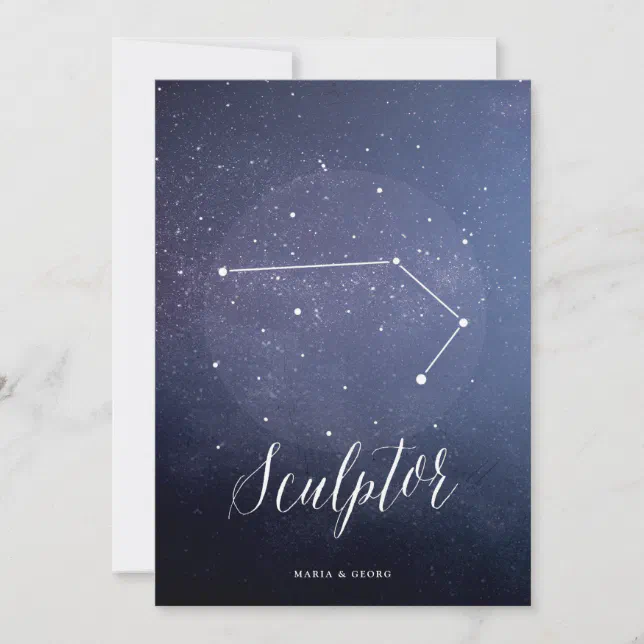 Constellation Star Celestial Table Number Sculptor | Zazzle