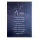 Constellation Wedding Seating Chart Card Orion | Zazzle