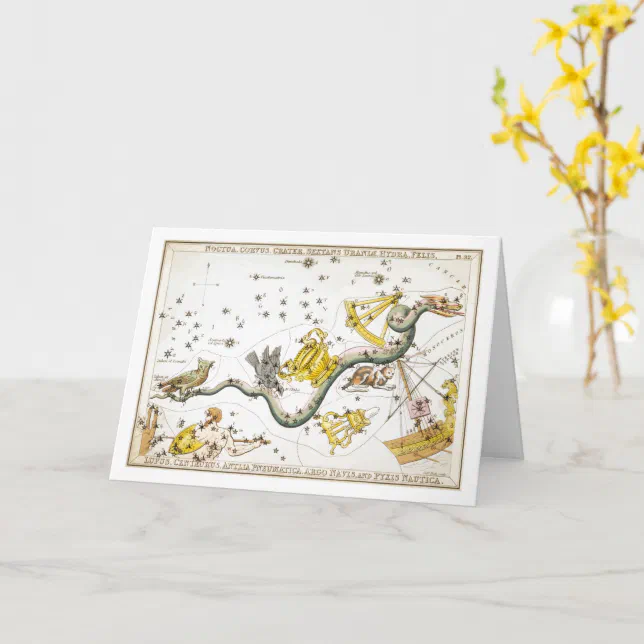 Constellations - Stars - Classic Astronomy Card | Zazzle