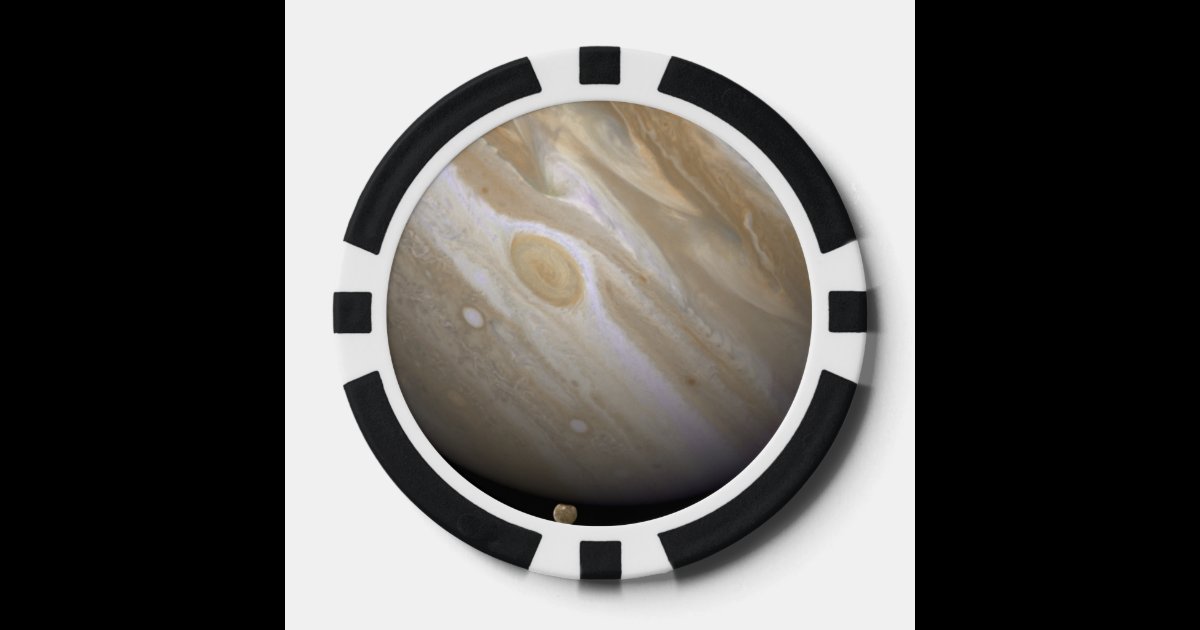 Constituent Image for Jupiter:Ganymede Compass Poker Chips | Zazzle