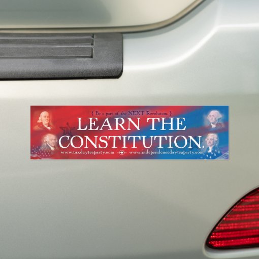 Constitution Bumper Sticker | Zazzle
