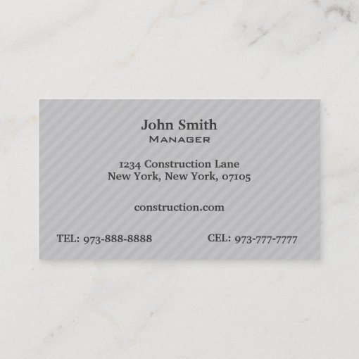 Construction and Maintenance Business Cards | Zazzle