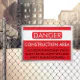 Construction Area Authorized Personnel Only Sign | Zazzle