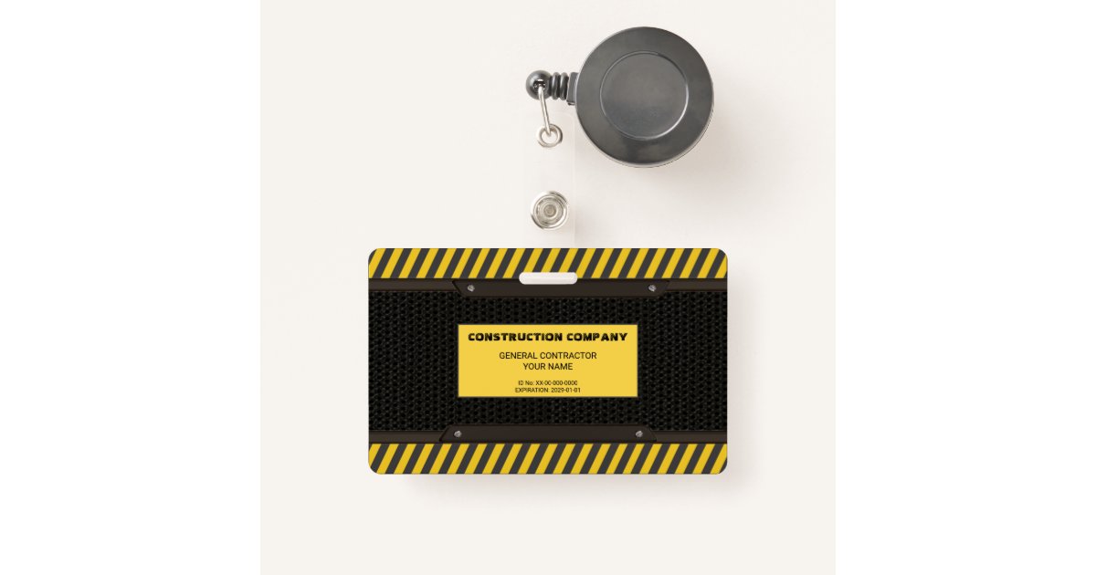 Construction Badge | Zazzle