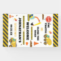 Construction Birthday Party Welcome Banner | Zazzle
