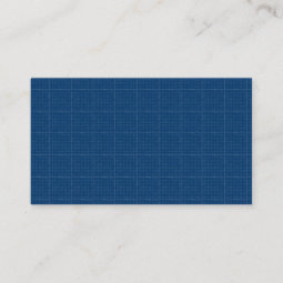Construction Blueprint Civil Engineer Business Card | Zazzle