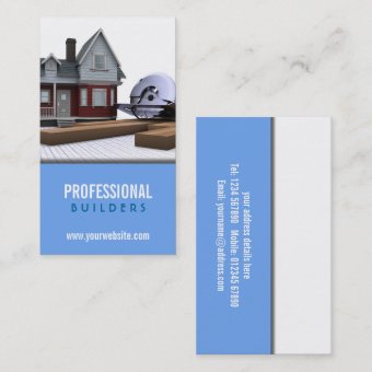 Construction / Builders Business Card | Zazzle