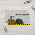 Construction | Bull Dozer | Heavy Machinery Business Card | Zazzle
