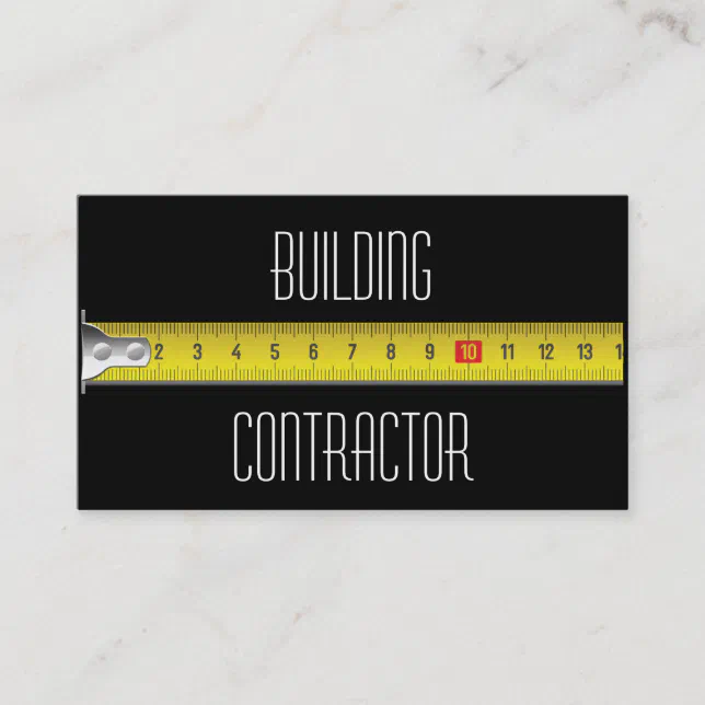 Construction business card | Zazzle