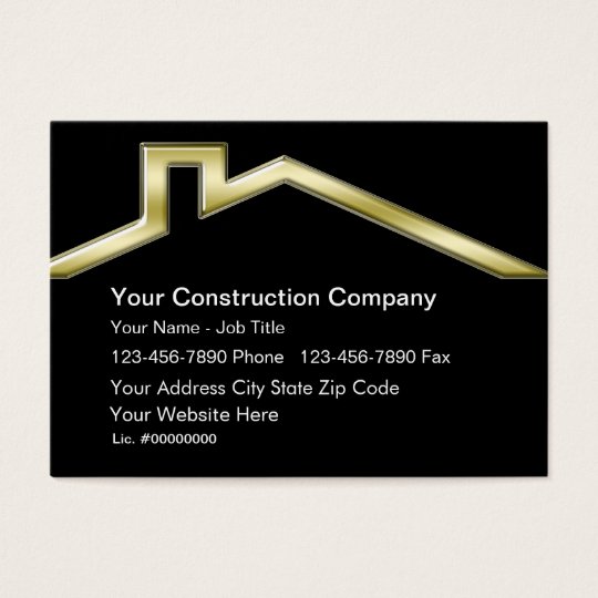 Construction Business Cards | Zazzle
