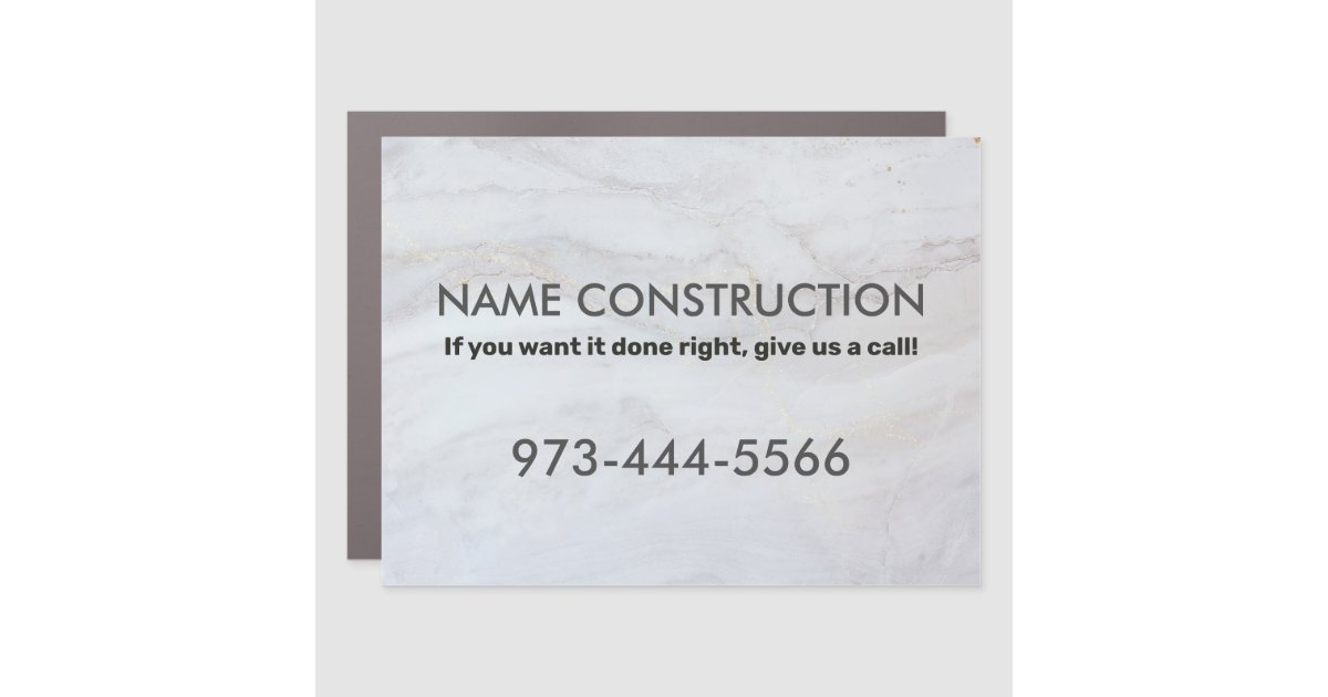 Construction Car Magnet | Zazzle