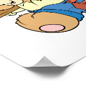 Construction Carpenter Bear Poster | Zazzle