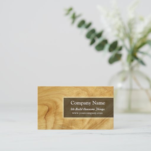 construction/carpentry business card | Zazzle