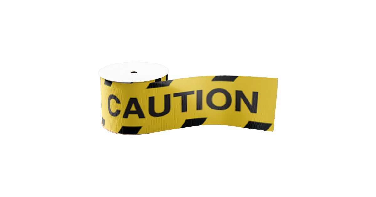 Construction Caution Tape Ribbon | Zazzle