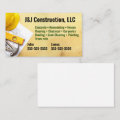 Construction Company Business Card | Zazzle