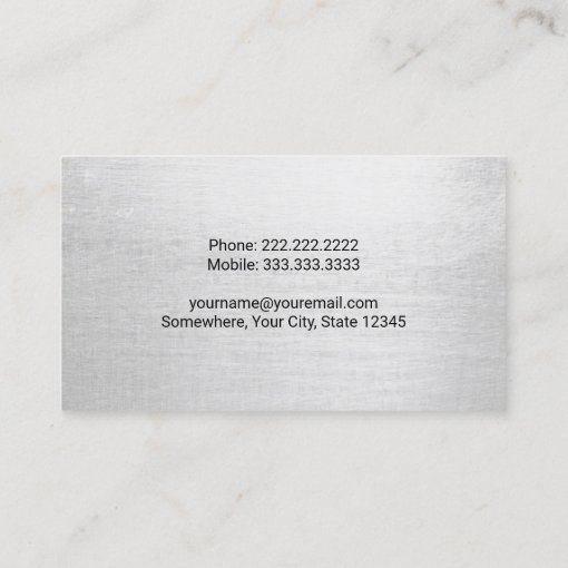 Construction Contractor Excavator Plant Operator Business Card | Zazzle