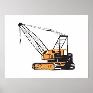 Construction Crane Posters & Photo Prints | Zazzle
