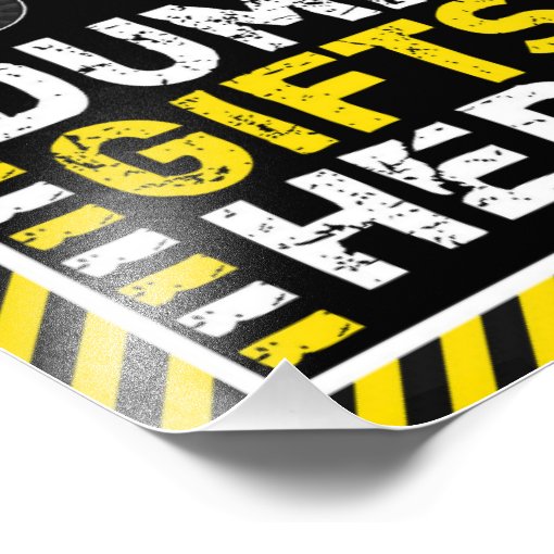 Construction Dump Gifts Here Sign • 8 x 10 Print | Zazzle