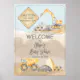 Construction Dump Truck Boy Baby Shower Sign | Zazzle