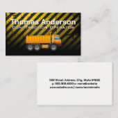 Construction Dump Truck Vehicle Business Card | Zazzle